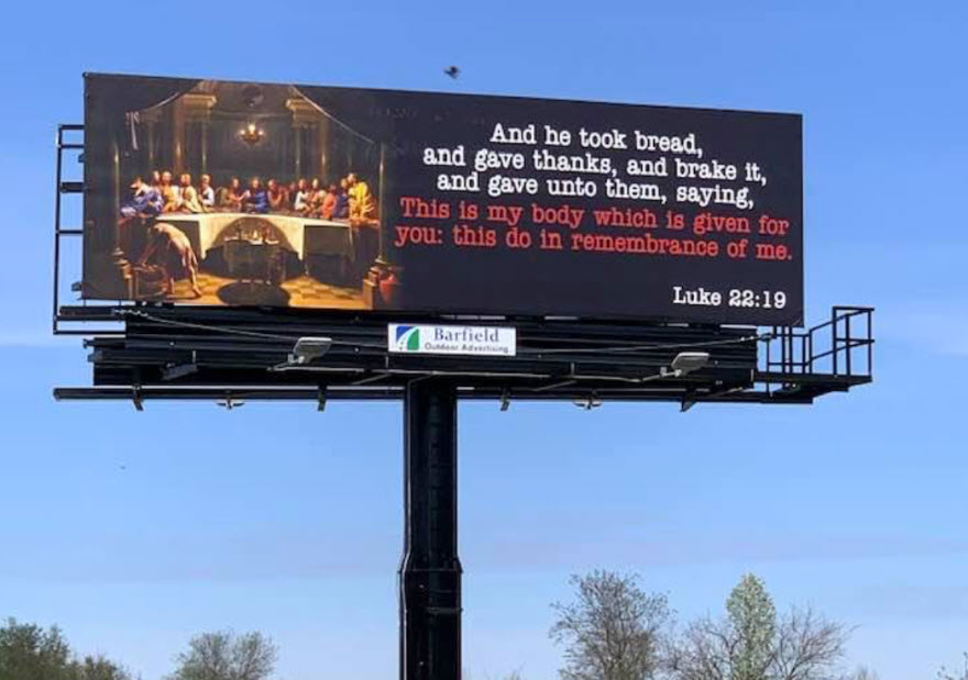 Sharing their Easter billboards - OOH TODAY