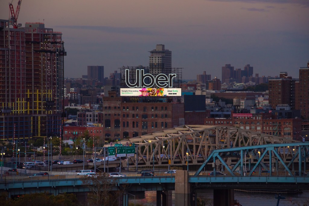 Uber Picks Up NYC’s Largest Rooftop Billboard with 5 Year Deal - OOH TODAY