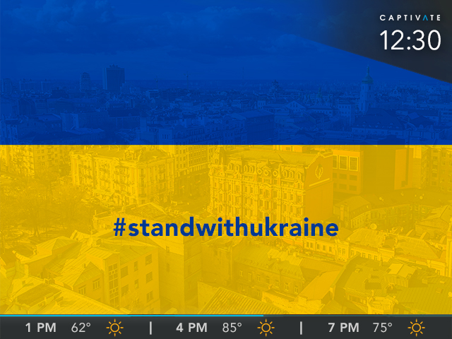 OOH Shows Support for Ukraine - OOH TODAY