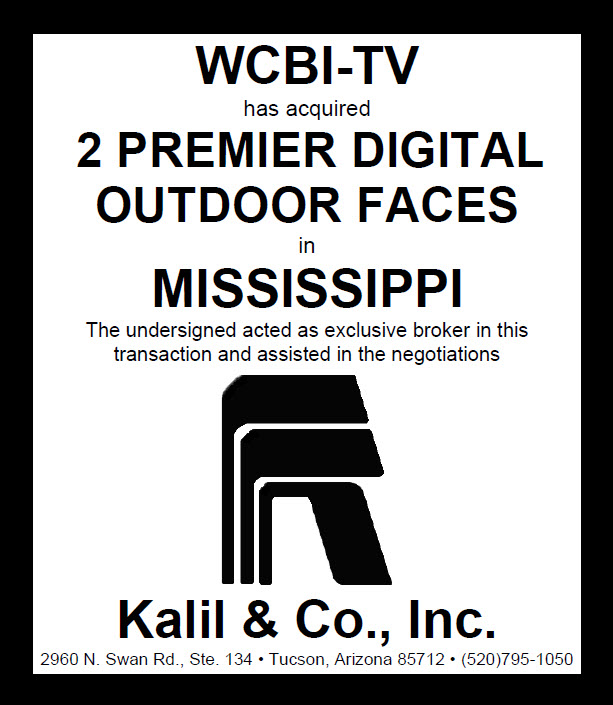 WCBI-TV Acquires 2 Premier Digital Outdoor Faces in Mississippi - OOH TODAY