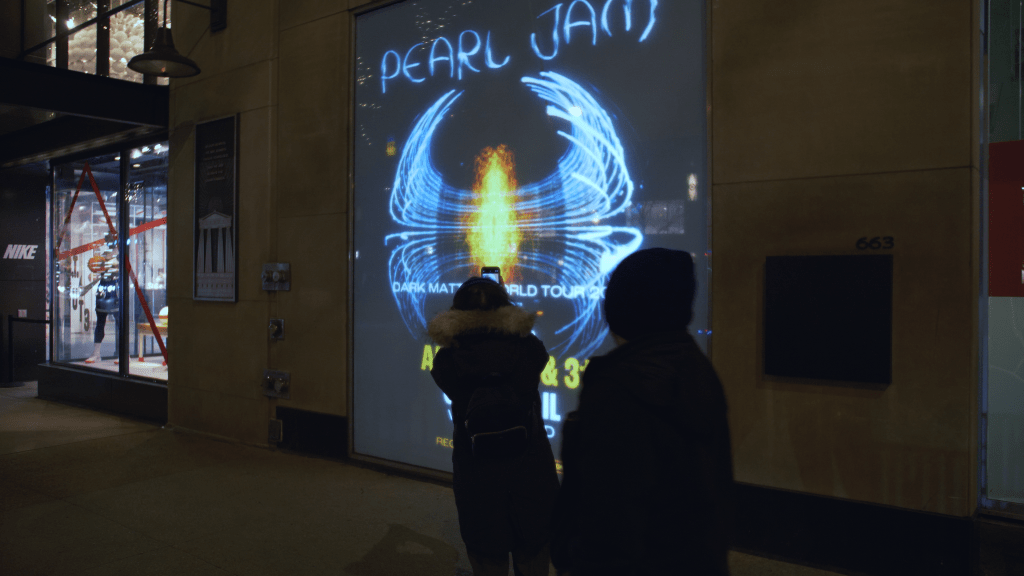 Pearl Jam, Visual Feeder Project Album and Tour - OOH TODAY