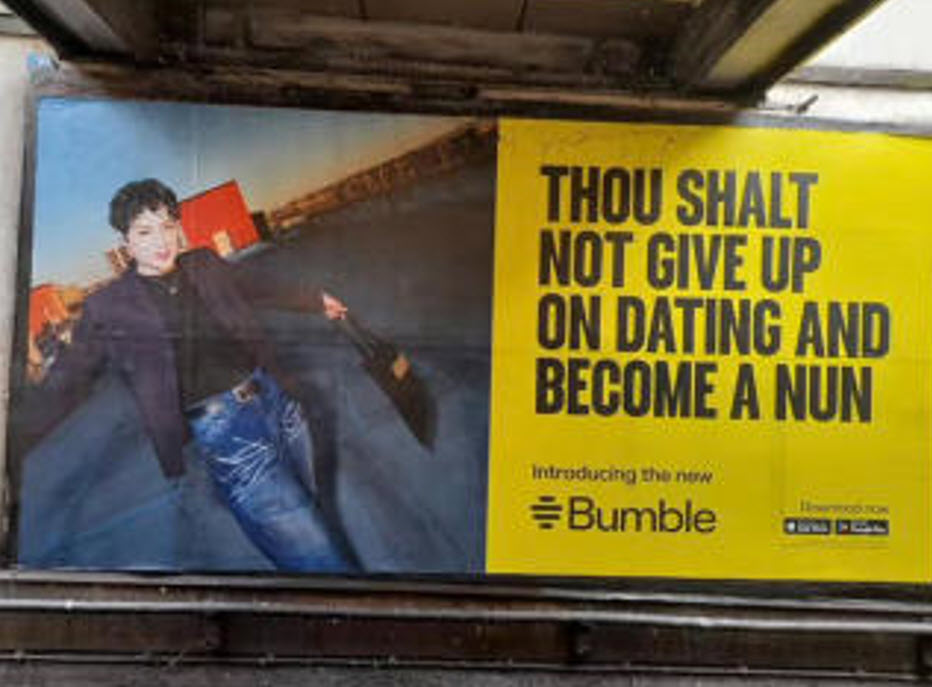 Bumble Fumbles on Out-of-Home - OOH TODAY